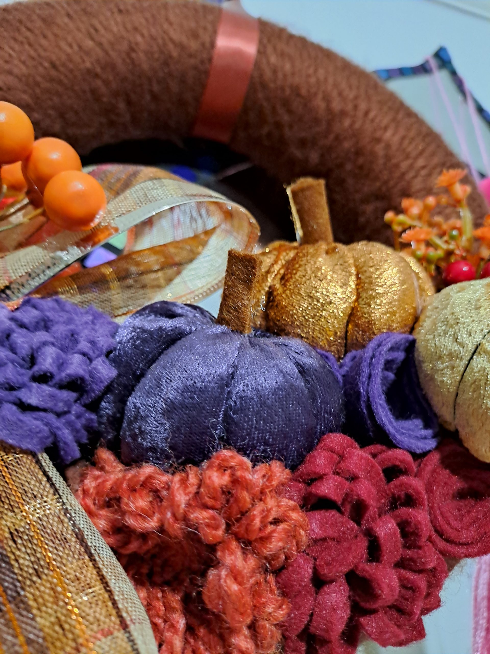 Pumpkin Fun Autumn Wreath Workshop - The Arty Crafty One