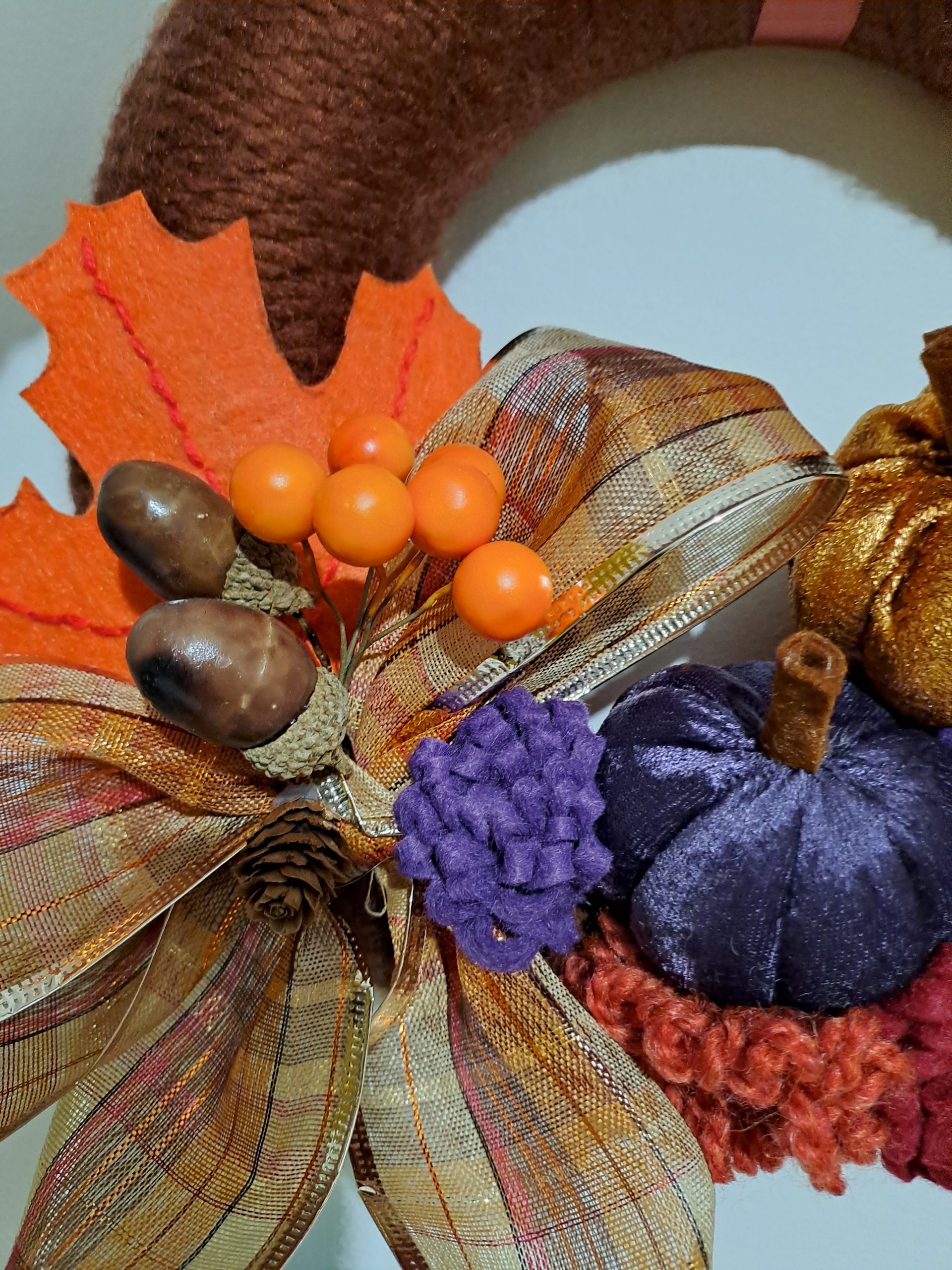 Pumpkin Fun Autumn Wreath Workshop - The Arty Crafty One